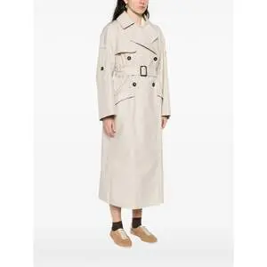 Max Mara Double-breasted Trench Coat - Cream