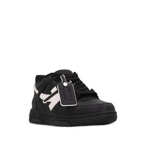 Off-White Arrow Marker" Low Top Sneakers - Black