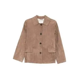 Max Mara Jackets Leather Jackets - Brown