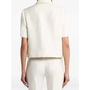 Etro Neutrals Jackets Cropped Jackets