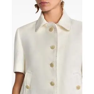 Etro Neutrals Jackets Cropped Jackets