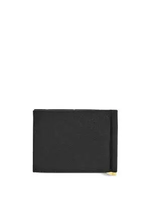 FERRAGAMO Bi-fold Gancio Money Clip Wallet - Black