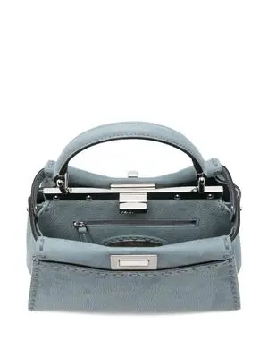 Fendi Peekaboo Iseeu Mini Suede Bag - Blue