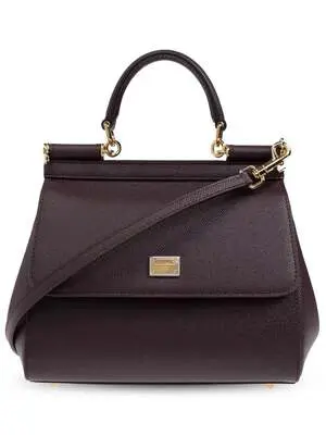 Dolce & Gabbana Sicily Medium Handbag - Red