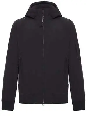 C.P. COMPANY Hooded Jacket With Zip - Black