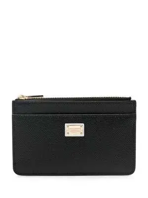 Dolce & Gabbana Calfskin Card Holder - Black