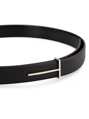 TOM FORD Classic Leather Belt - Black