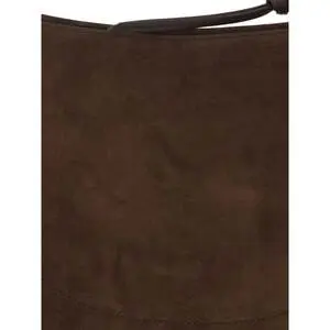 Isabel Marant Étoile Studded Calf Leather Shoulder Bag - Brown