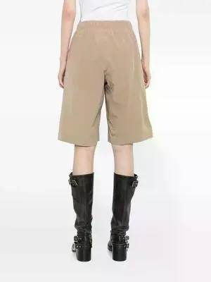 Alexander Wang Perforated Logo Wide Leg Shorts