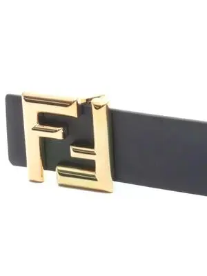 Fendi Ff Logo Reversible Belt