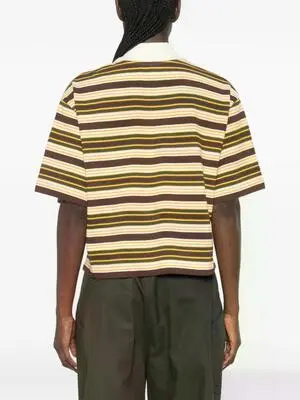 Moncler Striped Short-sleeve Polo Shirt