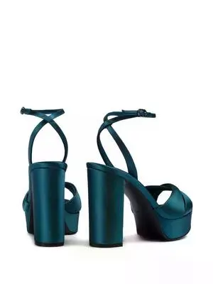 LE SILLA Odette Platform Sandals - Green