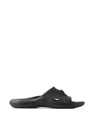 Versace Nettuno Rubber Slides - Black