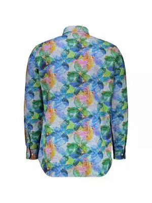 Paul & Shark Floral-print Long-sleeved Shirt