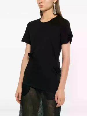 Helmut Lang Knot Detail T-shirt - Black