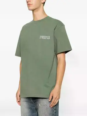 PURPLE BRAND Logo-print Jersey T-shirt