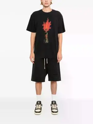 MELT Graphic-print T-shirt - Black