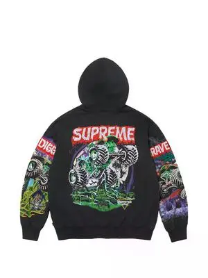 Supreme Grave Digger Zip-up Hoodie