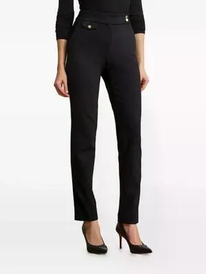 Ralph Lauren Button-detail Ponte Trousers