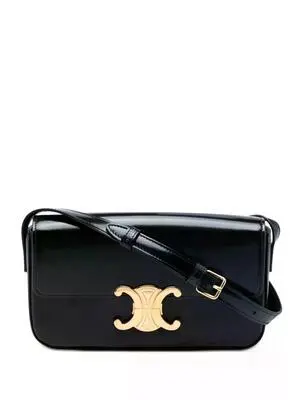 Celine Triomphe Claude Shoulder Bag - Black