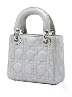 Dior Mini Lady Satchel - Silver
