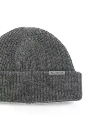 Balenciaga Logo Patch Beanie