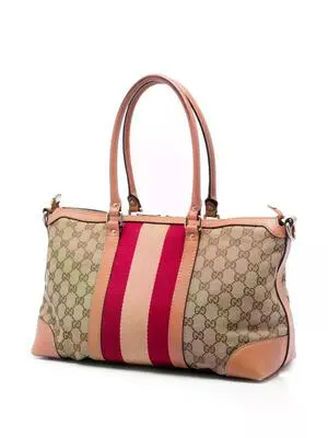 Gucci Gg Canvas Web Satchel - Neutrals