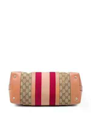Gucci Gg Canvas Web Satchel - Neutrals