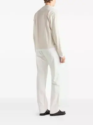 Prada Long-sleeved Cotton T-shirt