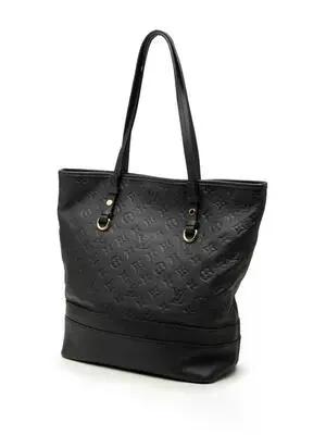 LOUIS VUITTON Monogram Empreinte Citadine Pm Tote Bag - Black
