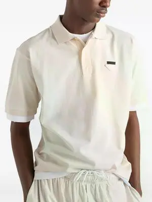 Prada Cotton Polo Shirt - Neutrals