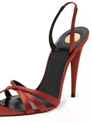 Saint Laurent Kate Slingback Heeled Sandals