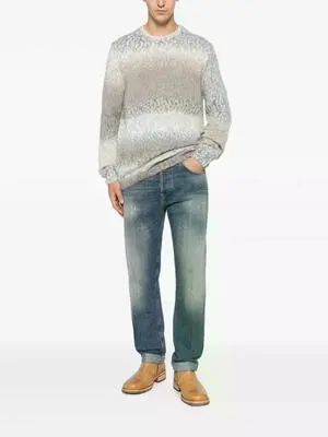 DONDUP Distressed Straight Leg Jeans