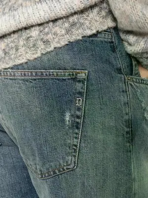 DONDUP Distressed Straight Leg Jeans