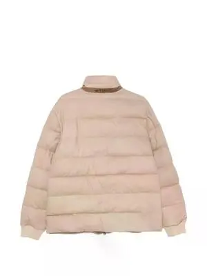 Kiton Quilted High-neck Jacket