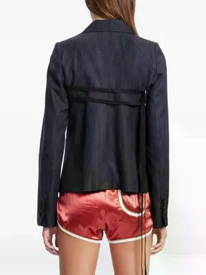 ANN DEMEULEMEESTER Pinstripe Cotton Jacket