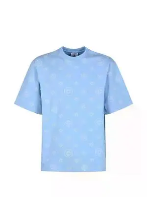 Casablanca Monogram Short-sleeve T-shirt - Blue