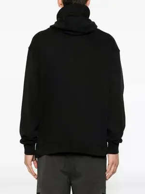 C.P. COMPANY Goggle Detail Zip-up Sweatshirt - Black