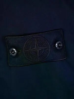 Stone Island Zip-up Long-sleeve Jacket With Classic Collar