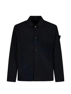 Stone Island Logo-patch Long-sleeve Shirt
