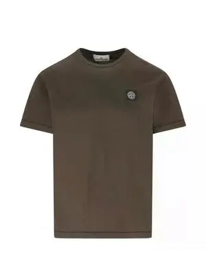 Stone Island Logo-patch Short-sleeve T-shirt - Green