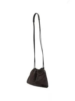 Brunello Cucinelli Drawstring Cross-body Bag - Brown