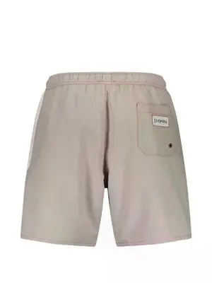 Iceberg Logo Print Swim Shorts - Neutrals