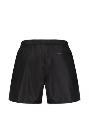 Iceberg Stripe Detail Swim Shorts - Black