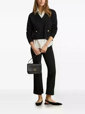 Ralph Lauren Layered Button-trim V-neck Sweater