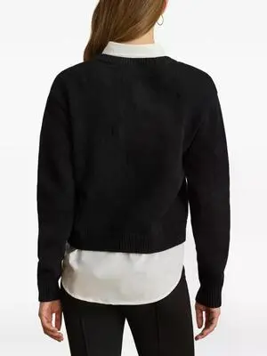 Ralph Lauren Layered Button-trim V-neck Sweater