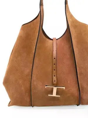 TOD'S Medium Suede Tote Bag