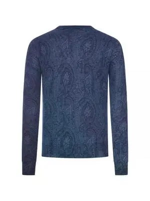 Etro Paisley-print Long-sleeve Sweater