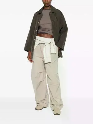 Max Mara Logo-engraved Snap-button Coat