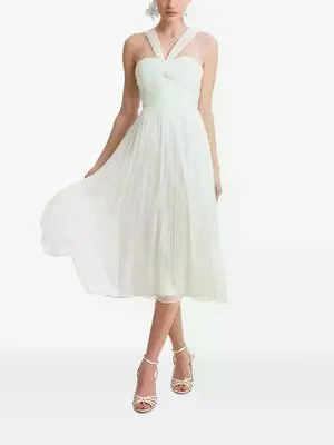 FRAMBOISE Emme Pleated Midi Dress